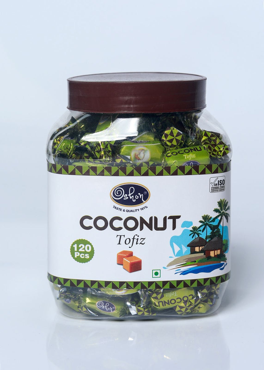 Oshon-Coconut Tofiz Jar 500G (120 Pcs) – GoodZay