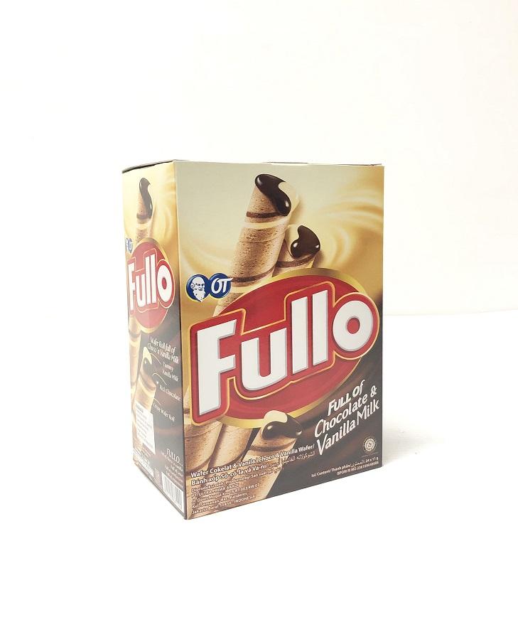 Fullo Chocolate & Vanilla Milk Wafer Roll (24x11g) – GoodZay