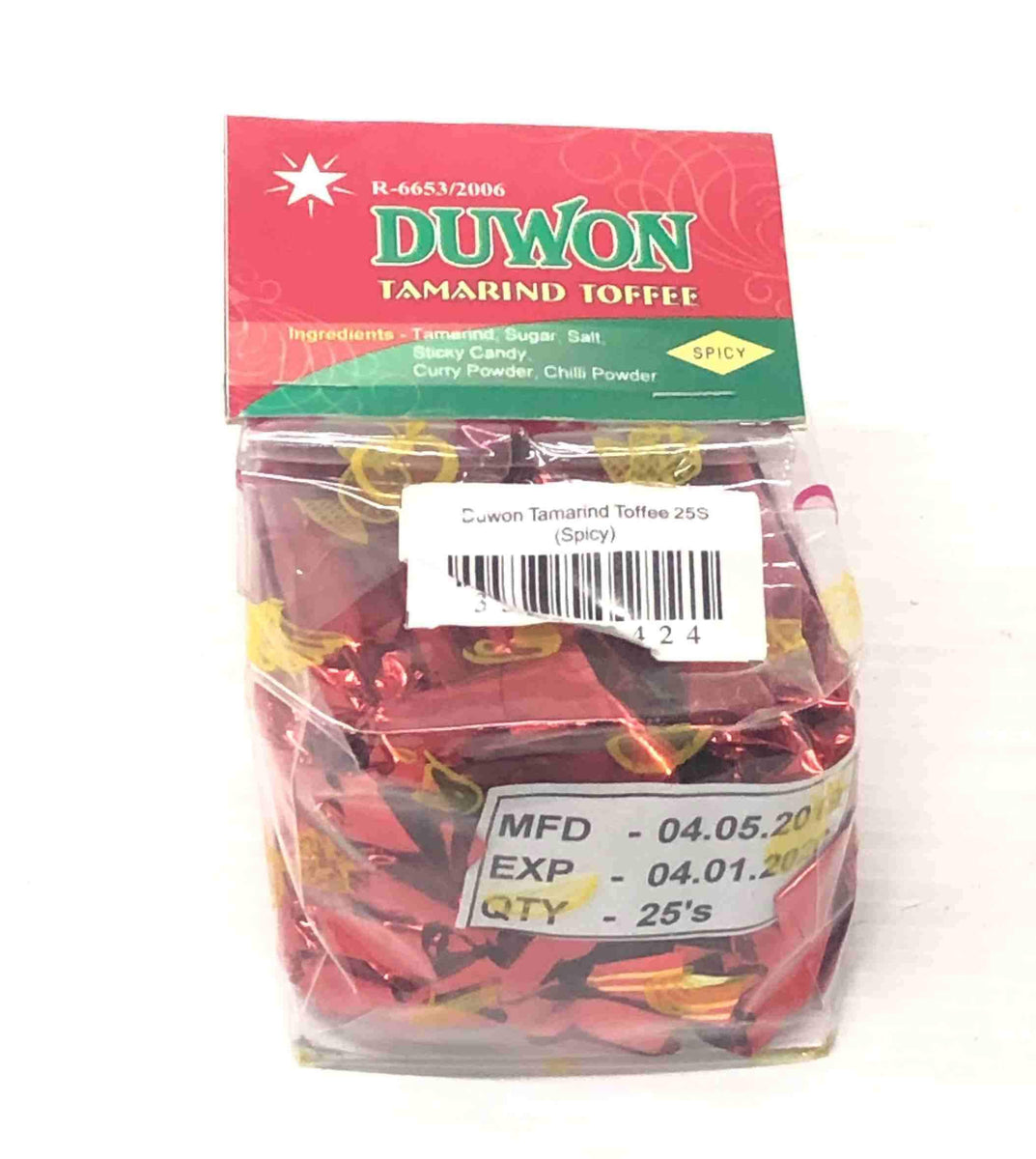 Duwon Tamarind Toffee 25s (Spicy) – GoodZay