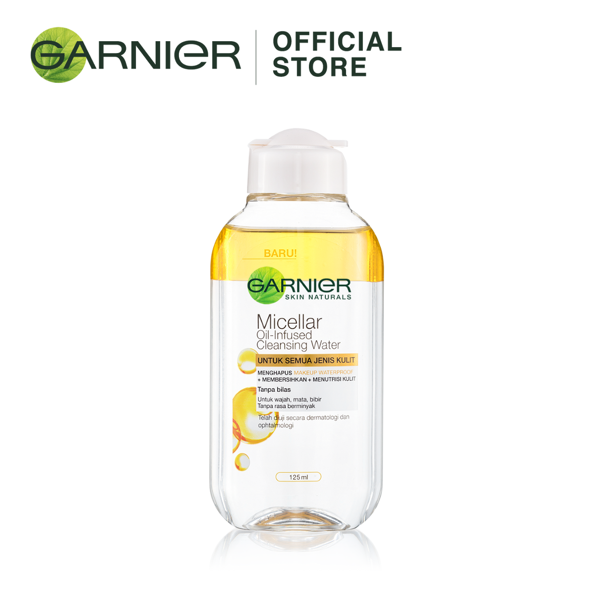 garnier Bi Phase Oil Infused Micellar Cleansing Water 125mL Bottle ...