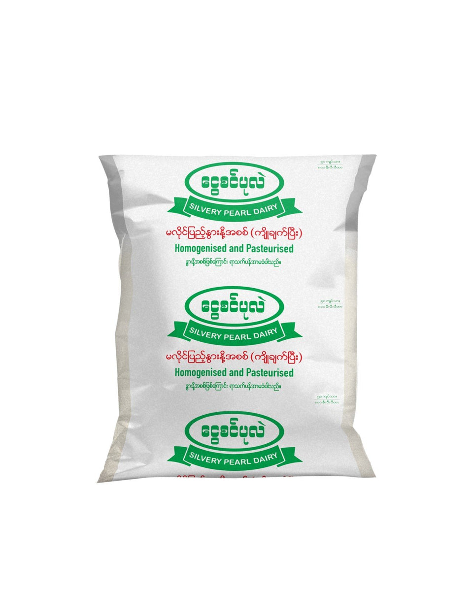 Silvery Pearl Dairy Full Cream Pasteurized Milk - 800g/0.50 Viss (Pouc ...