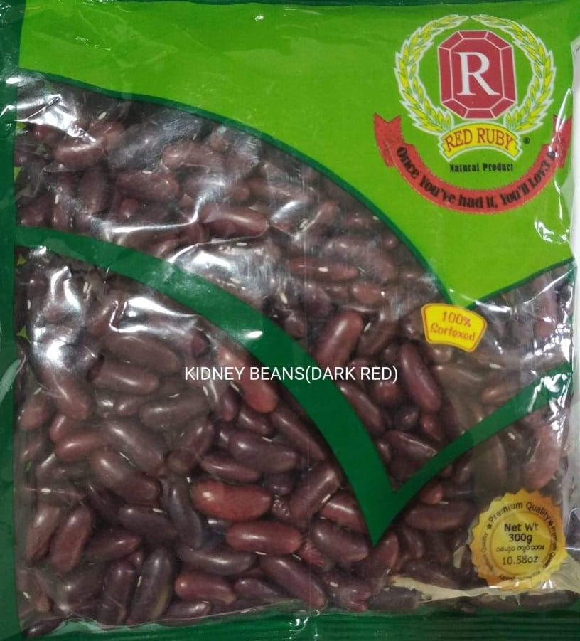 Red Ruby Kidney Beans (Dark Red) - 300g – GoodZay