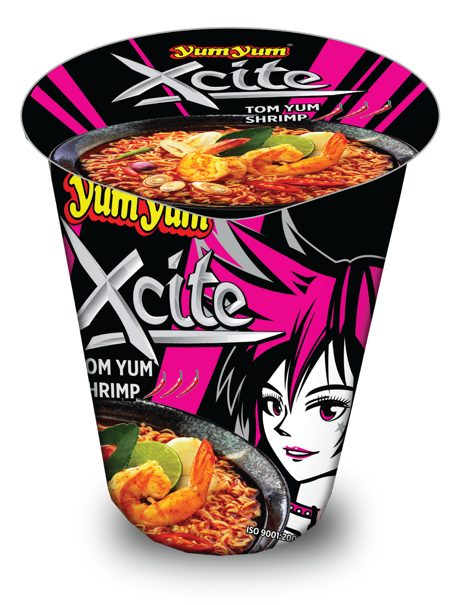 Xcite Cup Noodle - Tom Yum Shrimp -3Cup*70g – GoodZay